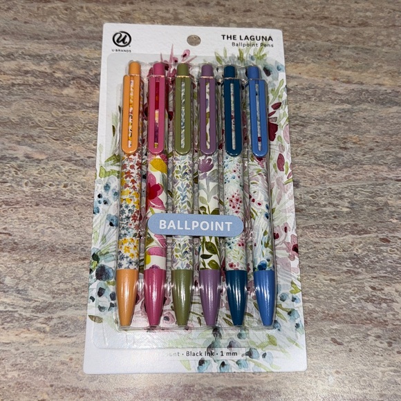 Office | New Floral Ballpoint Pens Set | Poshmark